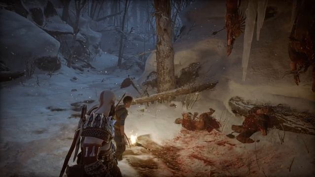 God of War: Ragnarök. Прохождение: Часть 2. Выживание в Фимбулвинтер. Бой с Тором. Храм в Диколесье.