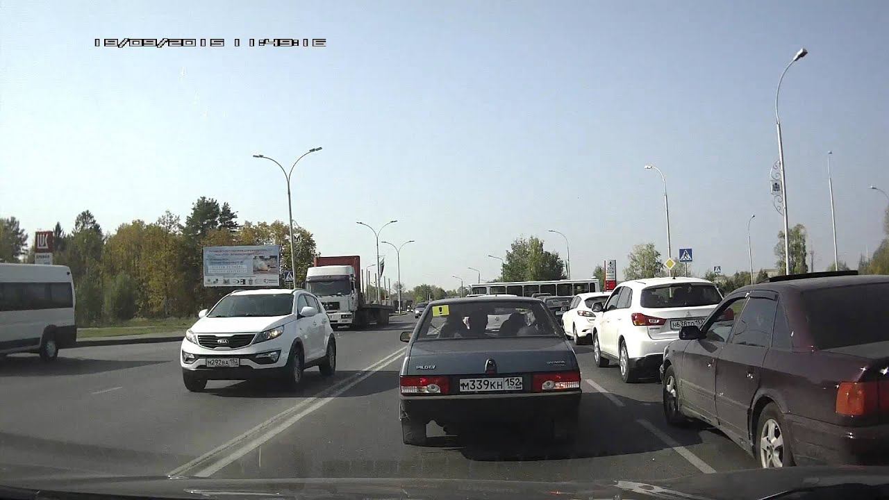 Теща в машине