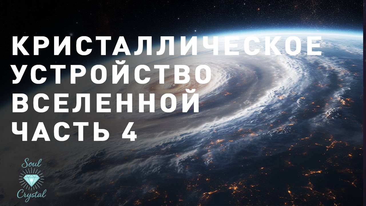 КРИСТАЛЛИЧЕСКОЕ УСТРОЙСТВО ВСЕЛЕННОЙ. Часть 4 .
