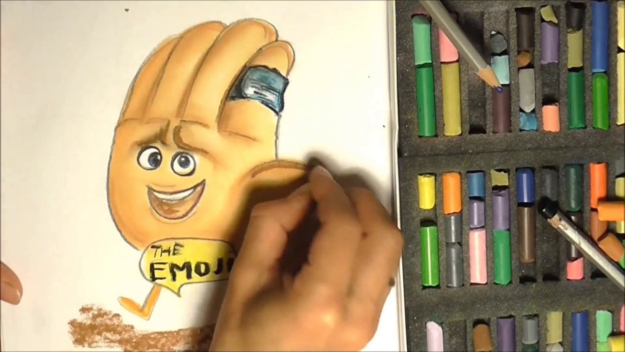 GIMMIE HOW TO DRAW THE EMOJI MOVIE step by step