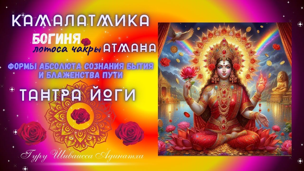 Камалатмика Богиня лотоса чакры Атмана формы Абсолюта сознания бытия и блаженства пути Тантра йоги