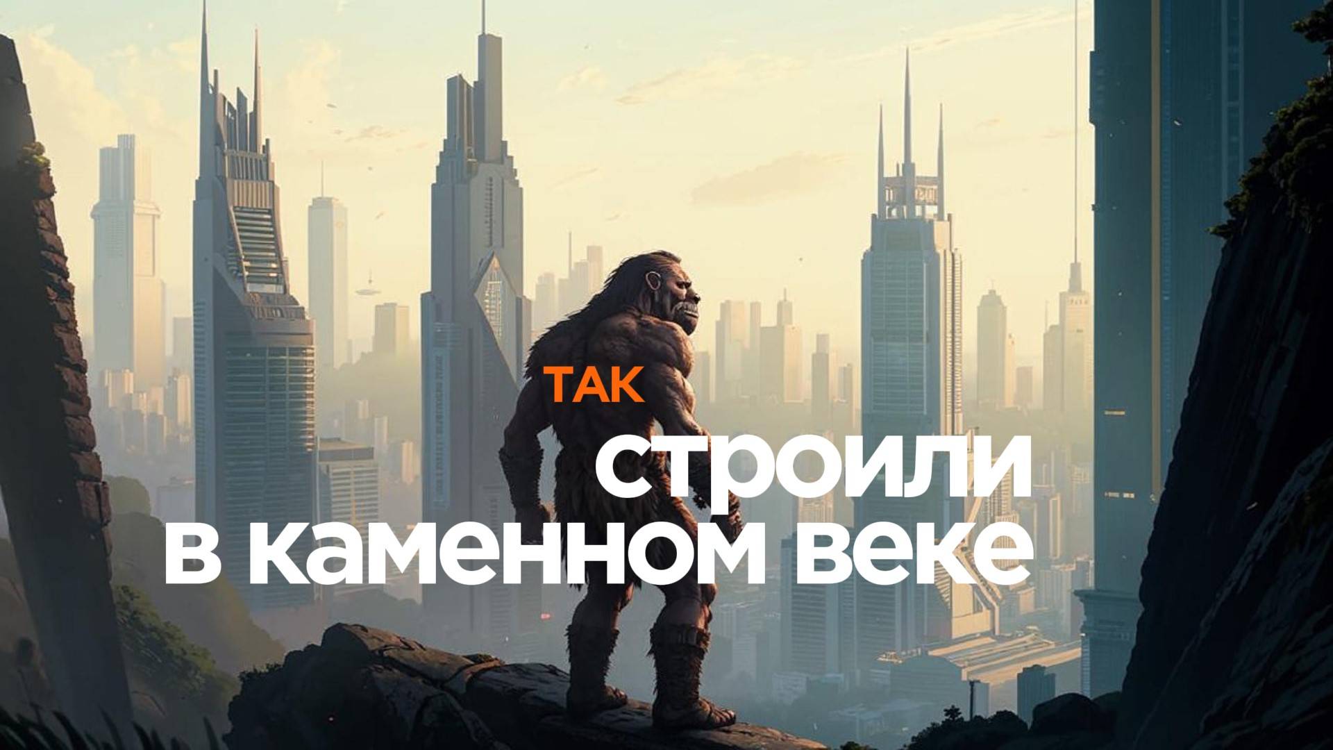 Строительные технологии прямиком из каменного века