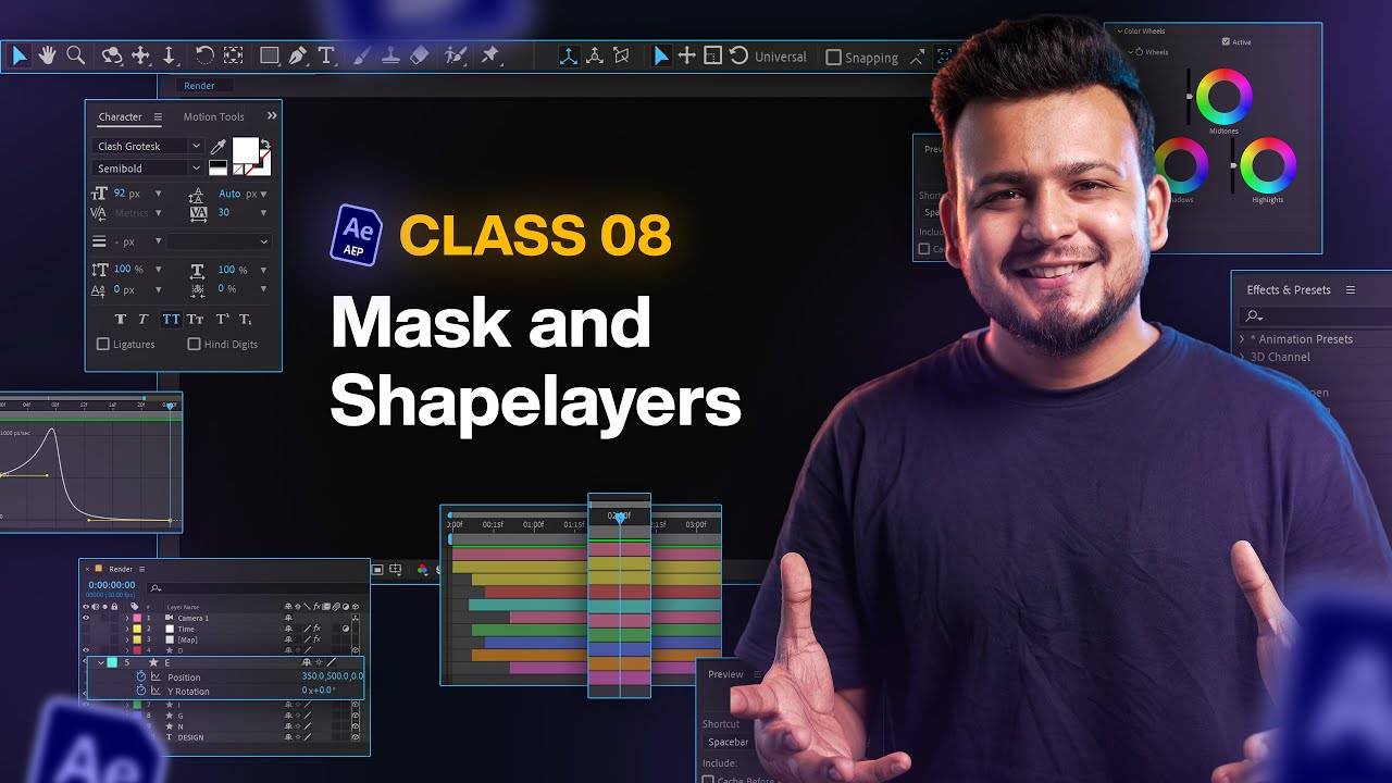 Маски и шейдеры в After Effects могут быть ЧРЕЗВЫЧАЙНО эффективными