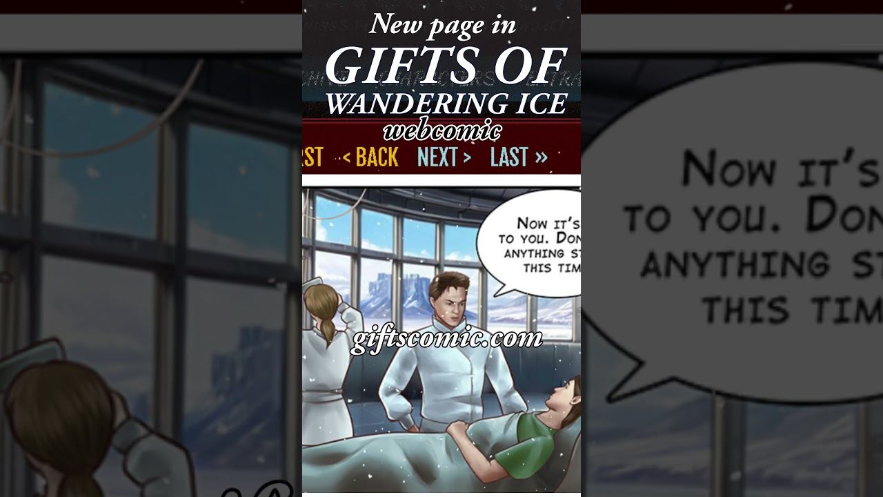 New page in sci-fi #webcomic "Gifts of wandering ice #webcomics #sciencefiction #scifistories