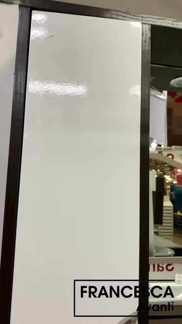 Шкаф-зеркало Francesca Версаль 55 С белый/венге