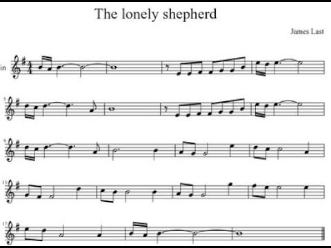 Мелодия "Одинокий пастух" на окарине (ICO Soprano F)