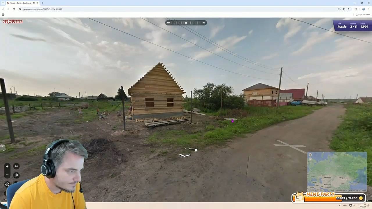 Maddyson - играет в GeoGuessr (Россия)