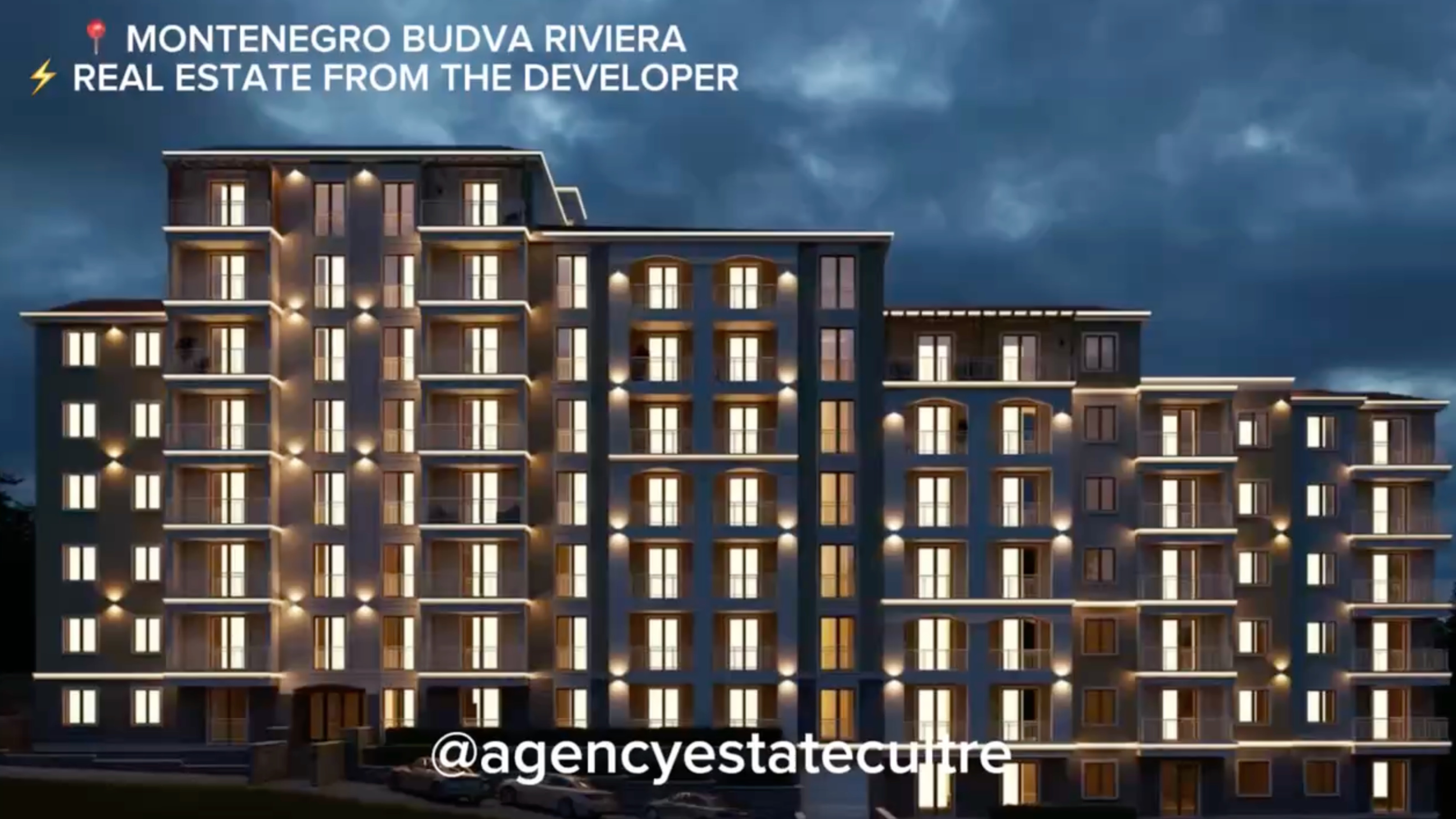 СТАРТ ПРОДАЖ ЭКСКЛЮЗИВНОГО ЖИЛОГО КОМПЛЕКСА ОТ ЗАСТРОЙЩИКА С ВИДОМ НА  МОРЕ В БУДВАНСКОЙ РИВЬЕРЕ I