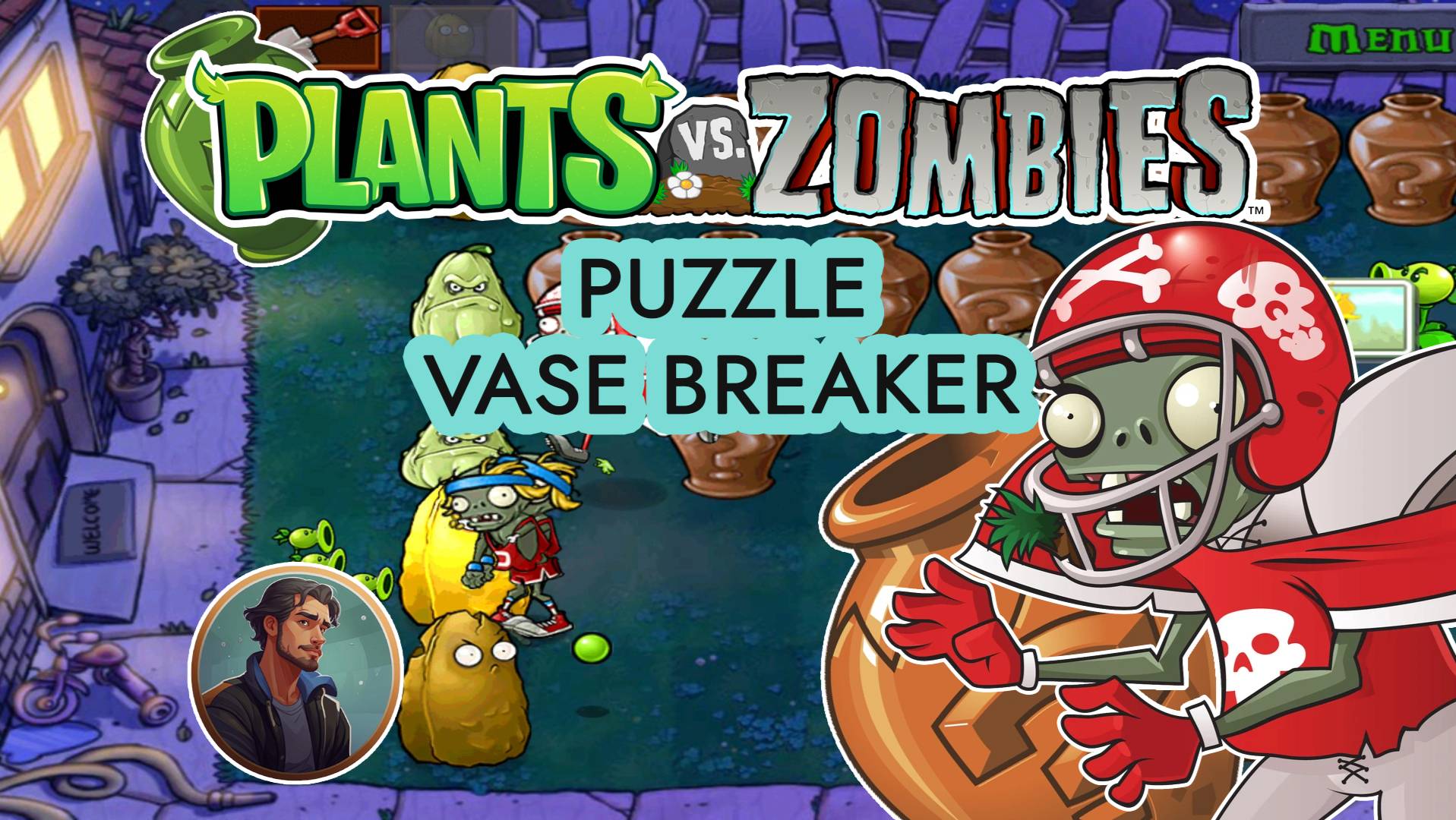 Plants vs Zombies|Vase Breaker-Scary Potter.Страшный Поттер|Растения против зомби|Puzzle #6