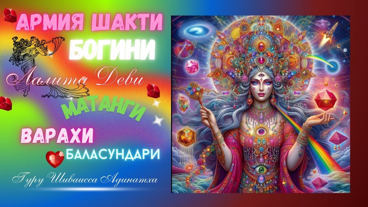 Армия Шакти богини Лалита Деви, Матанги, Варахи и Баласундари. Гуру Шиваисса Адинатха