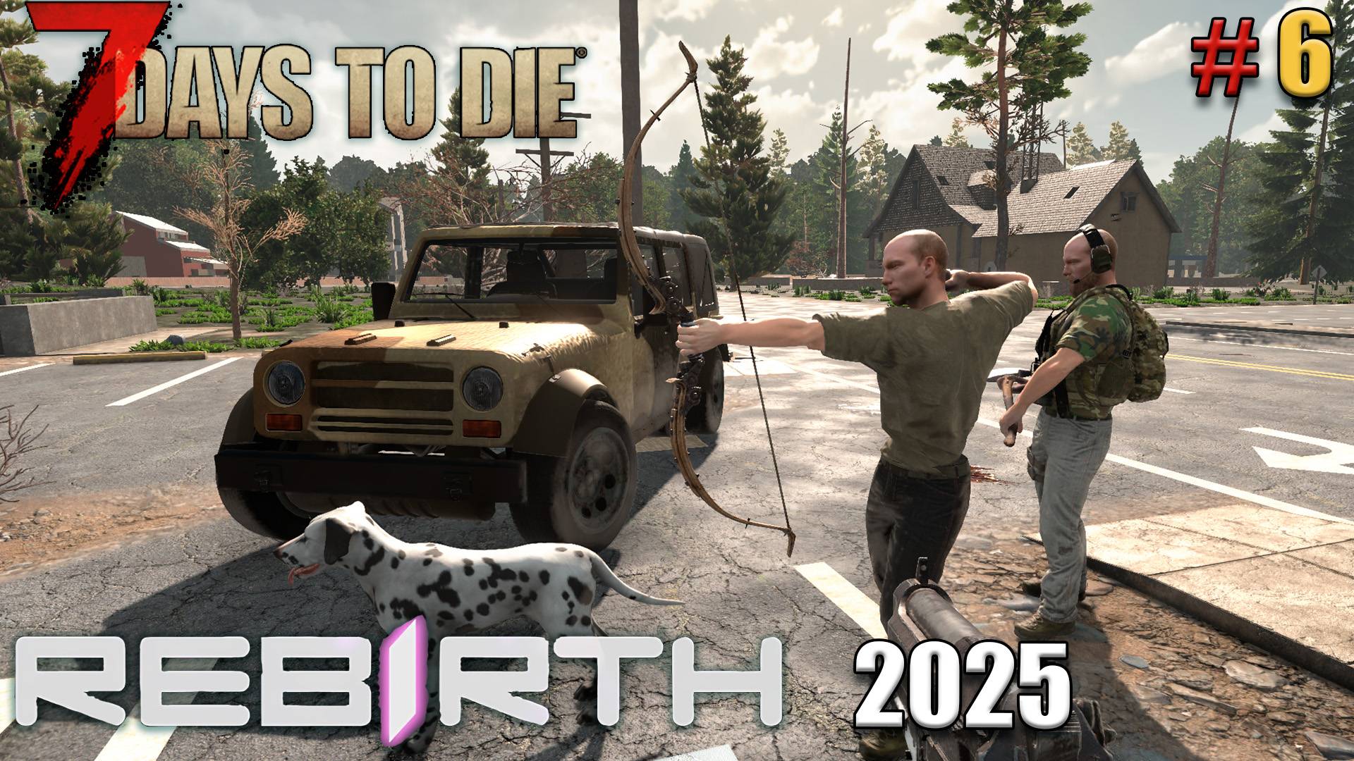 Прохождение 7 day to die с модом Rebirth - Возрождение - У нас есть машина - часть 6
