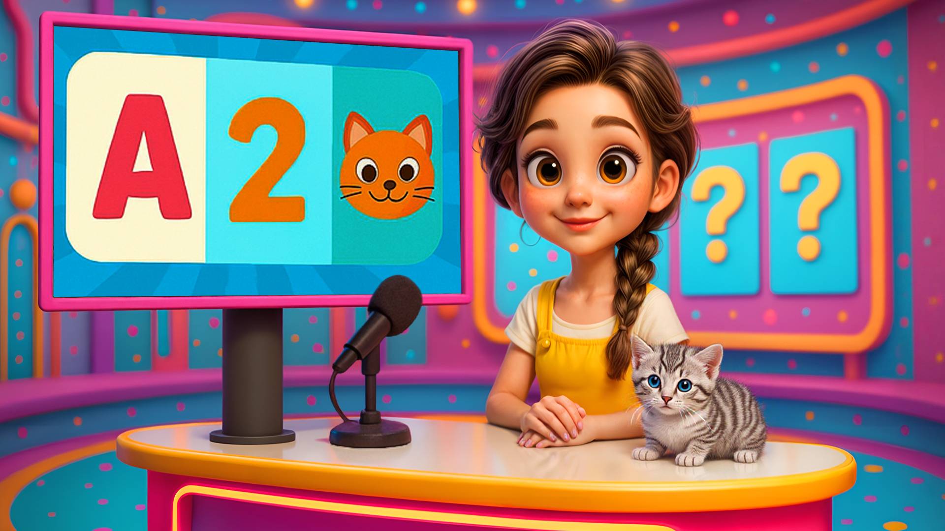 Шоу МУЗЫКАША #3 | Весёлая викторина для малышей! Буквы, цифры, звуки и зверофакты!