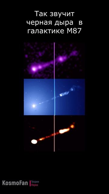 Звуки Вселенной. Чёрная дыра в галактике Мессье 87