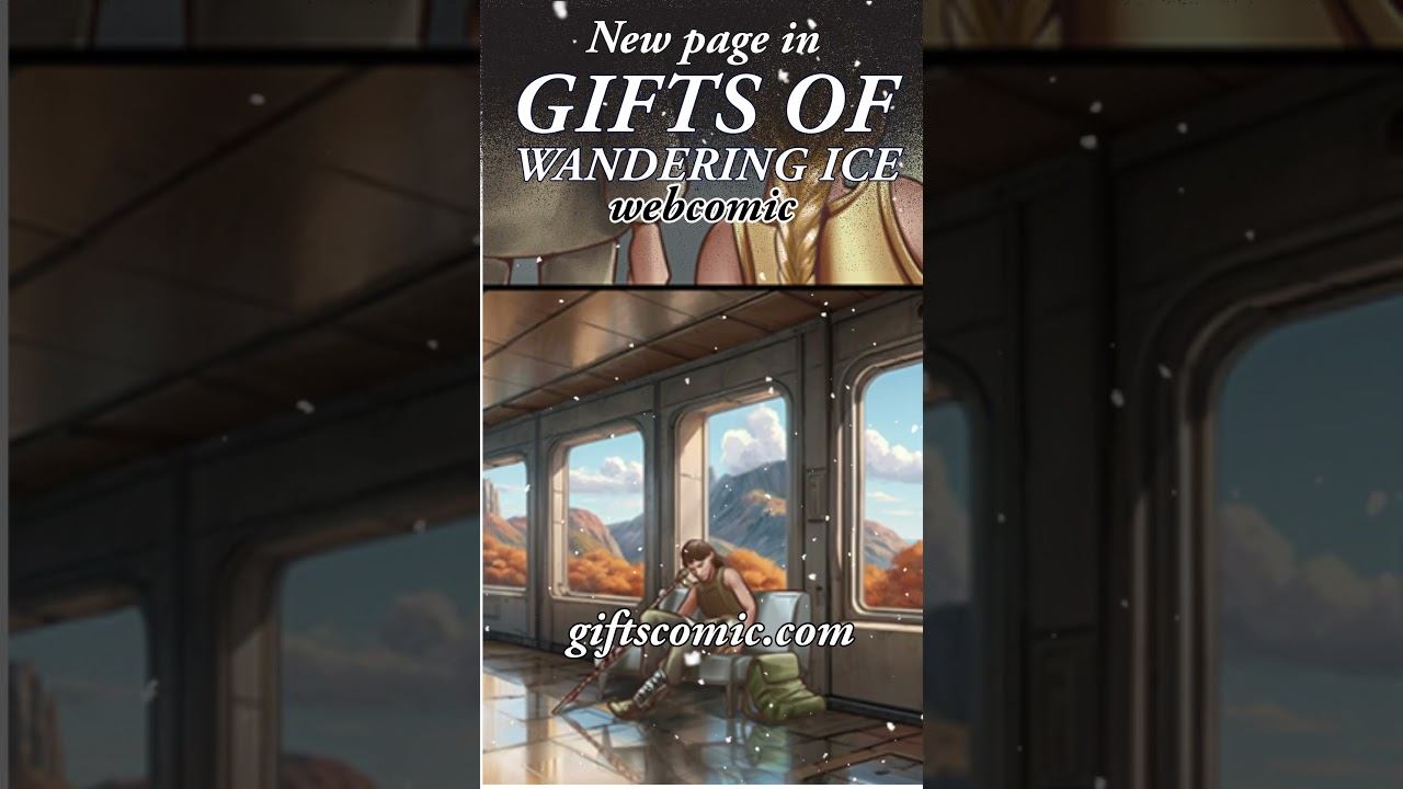 New page in sci-fi webcomic "Gifts of wandering ice #webcomics #webcomic #sciencefiction #whattoread