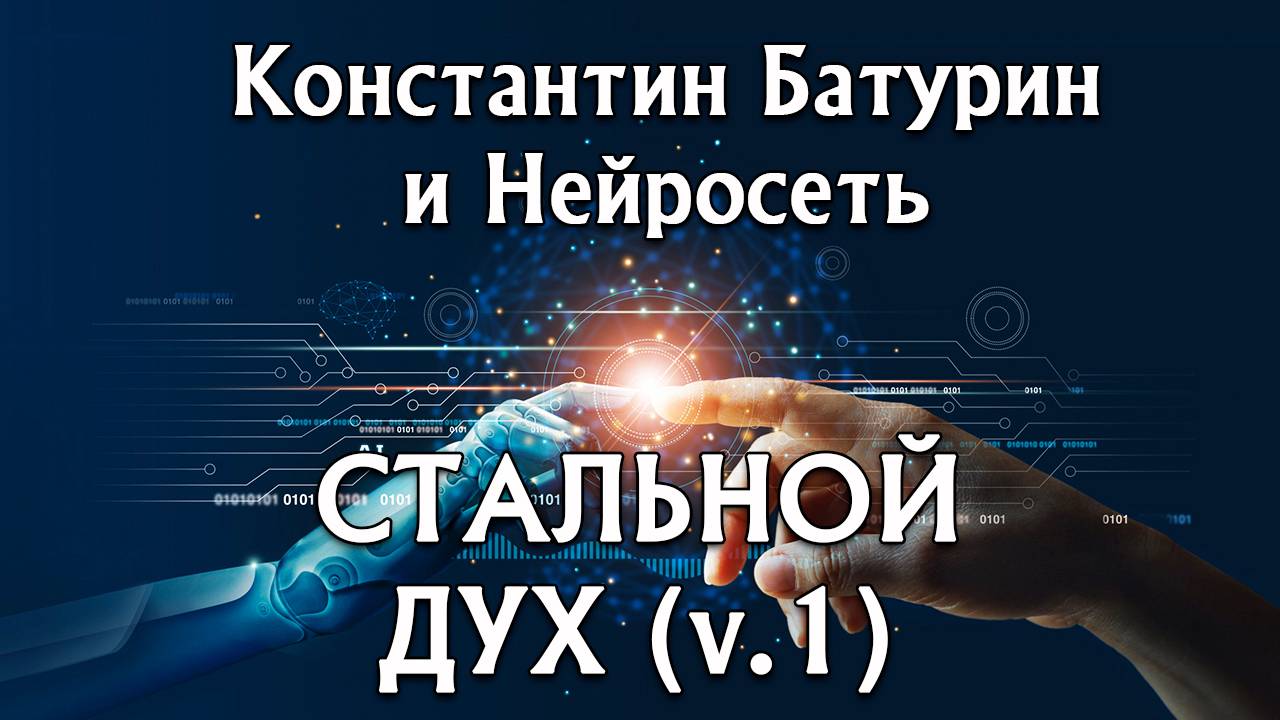 СТАЛЬНОЙ ДУХ (v.1) - Константин Батурин и Нейросеть