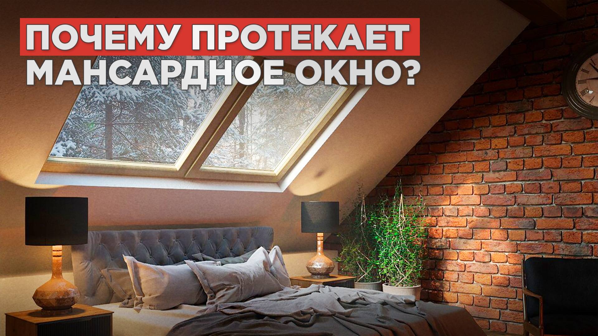 Мансардные окна. Как избежать ПРОТЕЧКИ окна на крыше.