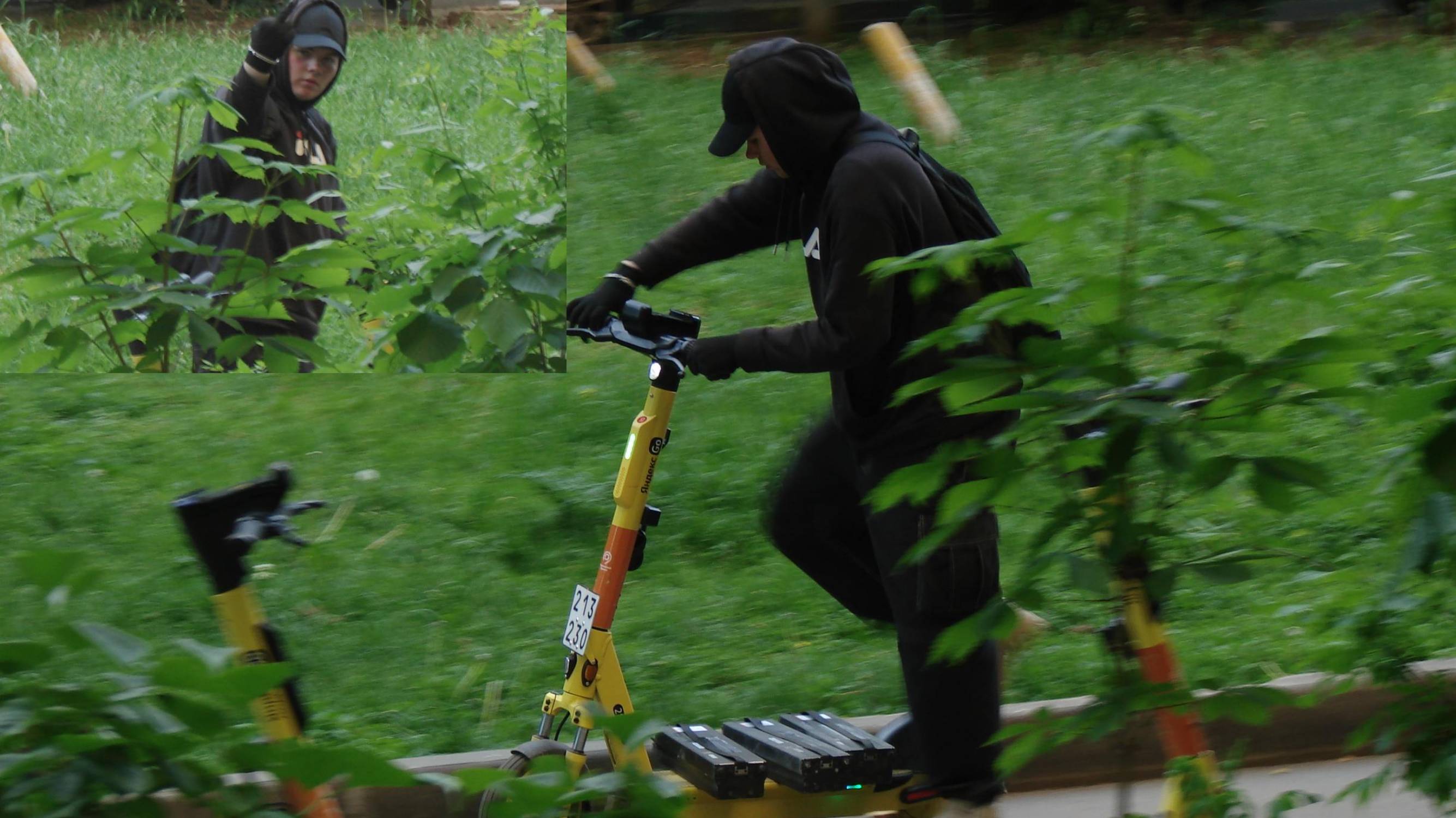 Под окном 2025 апр 20 самокатчики курильщики