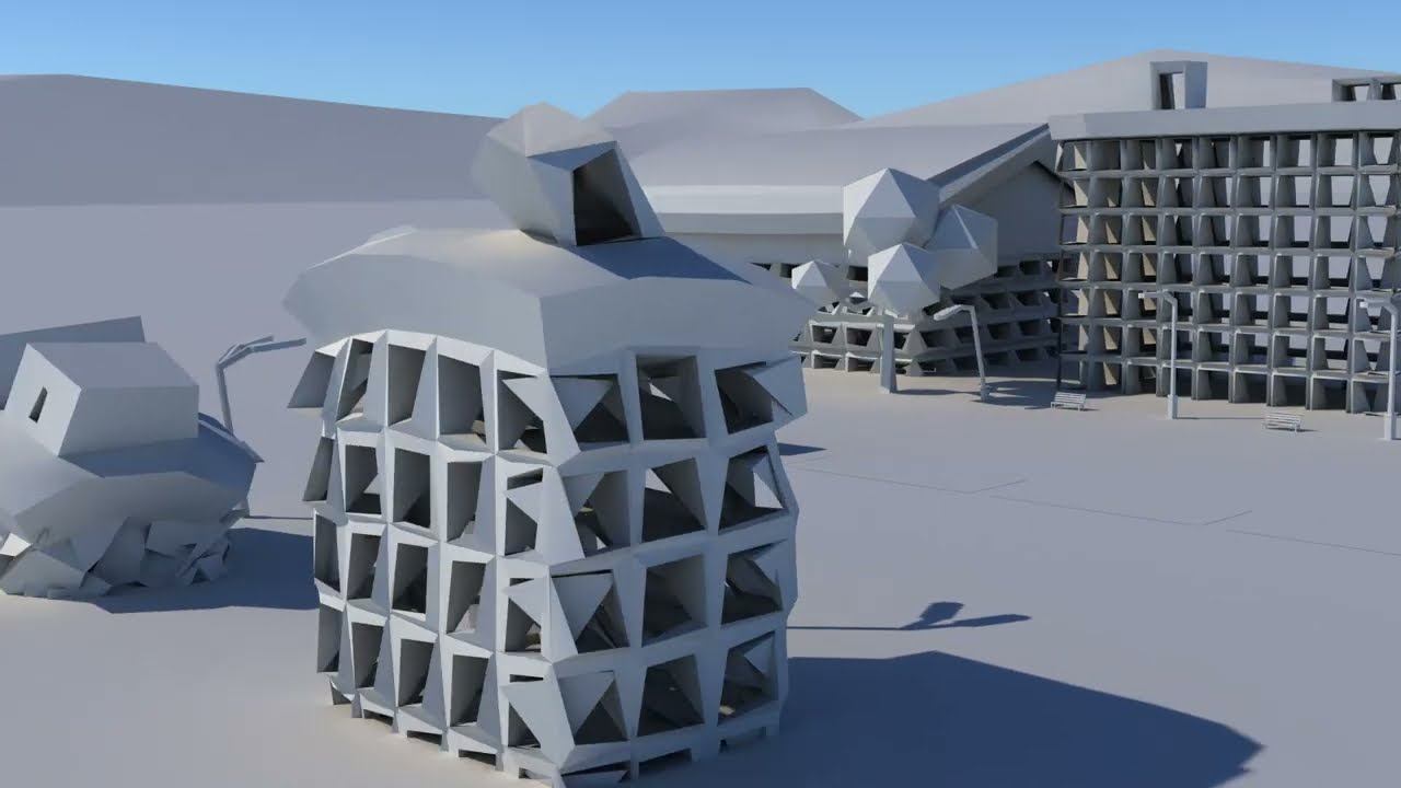 PaperCity(Бумажный город) - In Maya