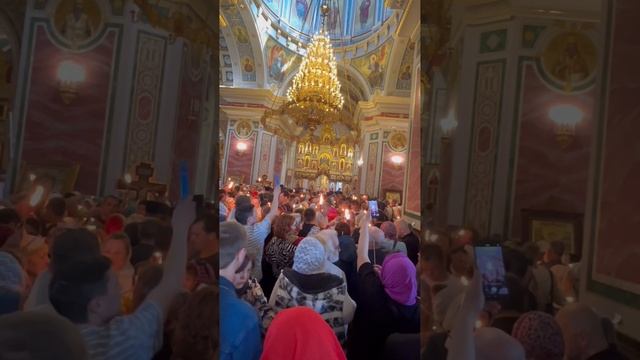 В Крыму встретили  Благодатный огонь.🔥 Симферополь.