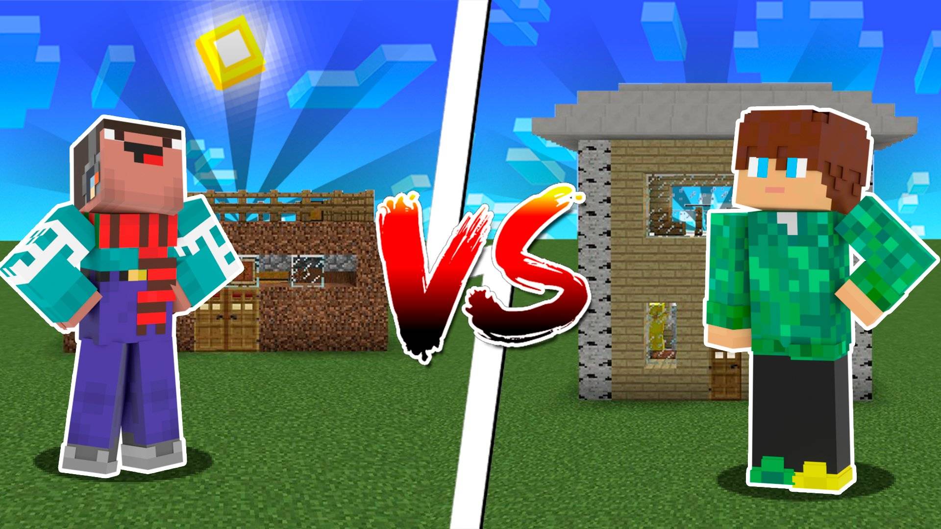 ВЗОРВАЛ ДОМ НУБА В МАЙНКРАФТЕ! НУБ VS ПРО ТРОЛЛИНГ!