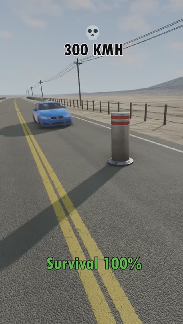 Убивали BMW на разных скоростях