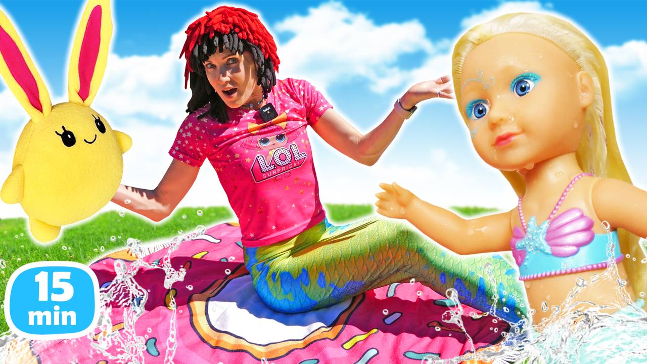 Маша и Лаки в гостях у Русалочки 🧜🌊✨ Секретное угощение и волшебное превращение! Игры для малышей