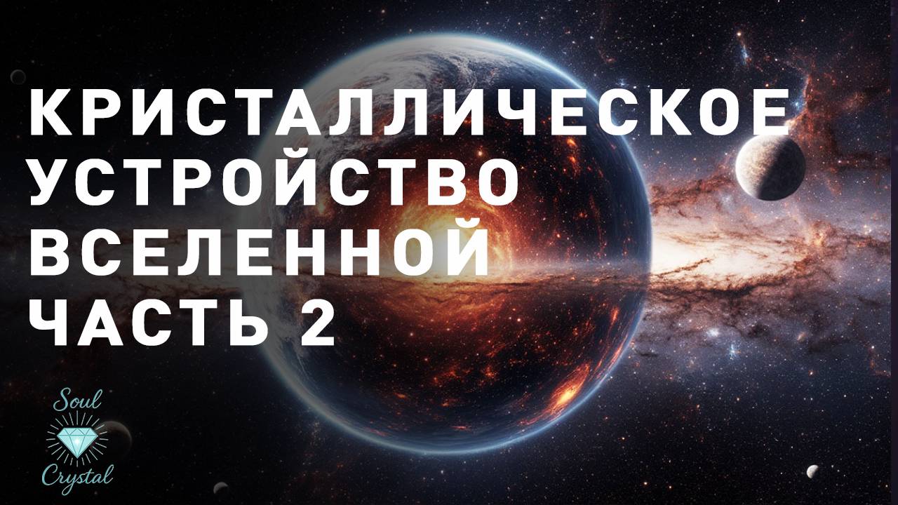 КРИСТАЛЛИЧЕСКОЕ УСТРОЙСТВО ВСЕЛЕННОЙ. Часть 2.