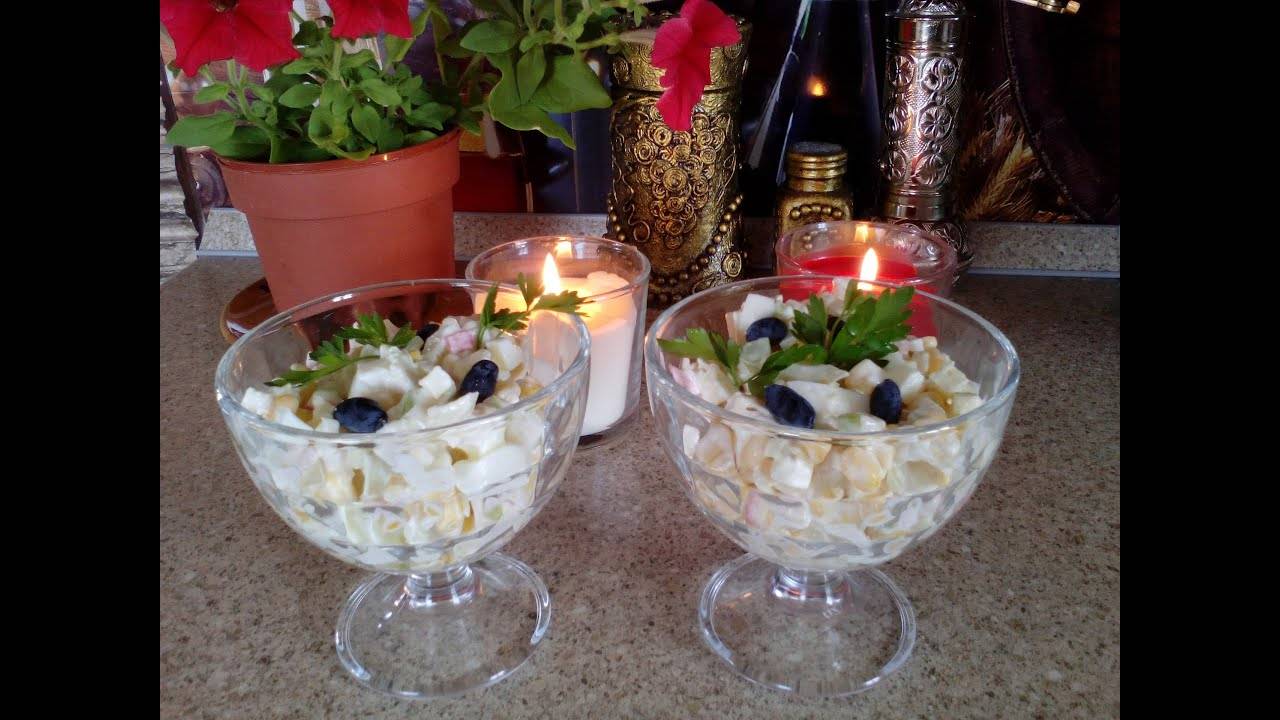 Салат из крабовых палочек!