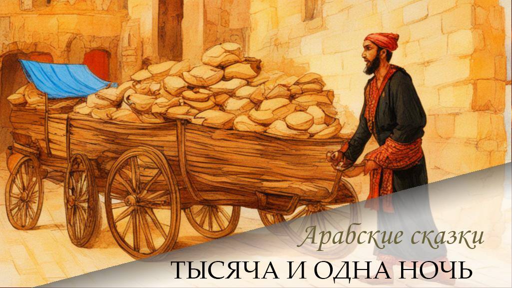 Сказки 1001 ночи. Сказка о купце и духе , старцах (ночи 1-2)