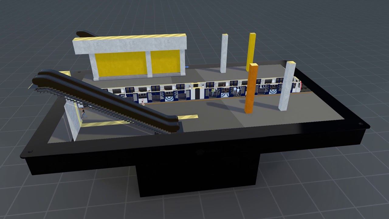 Голографический стол NettleBox. Дни Российских железных дорог в Совете Федерации.