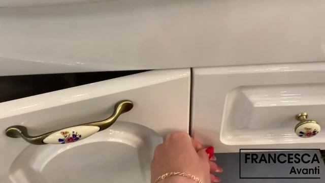 Тумба с раковиной Francesca Империя 85 белый (2ящ. + 3 дв. ум. Модерн 85)