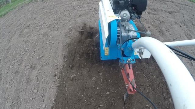 Мотоблок Нева, фрезы гусиные лапки на 2 передаче