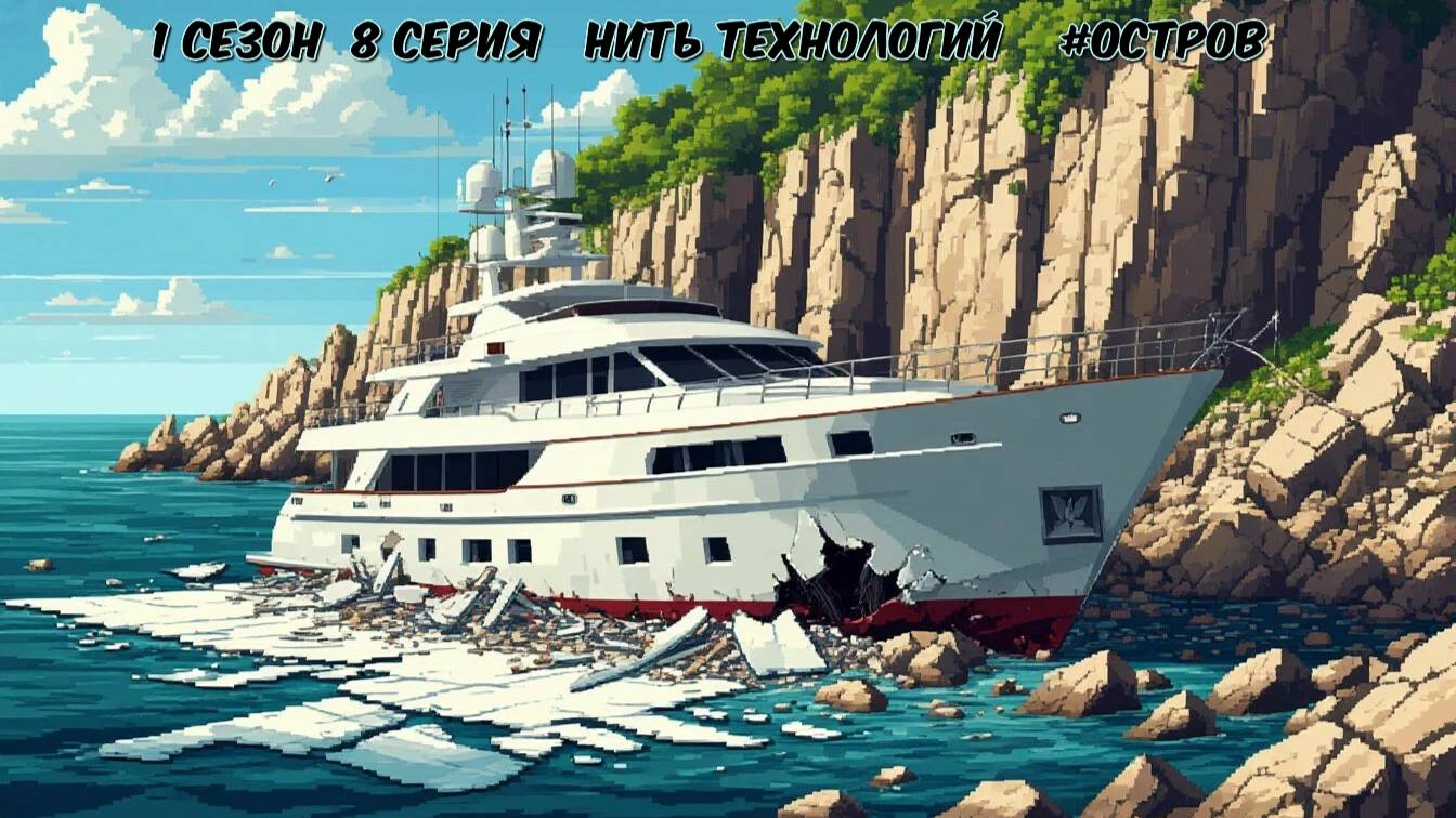 1 сезон 8 серия НИТЬ ТЕХНОЛОГИЙ #ОСТРОВ #Сериал #SPNSTAR РЕАЛИСТИЧНЫЙ МАЙНКРАФТ Физик мод  #Physics
