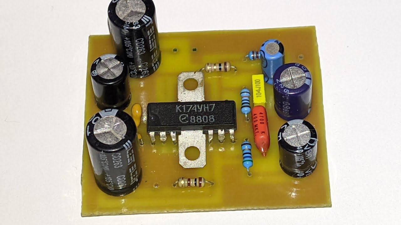 Ностальгия УНЧ из телевизора, сборка и слушаем вспоминая прошлое.