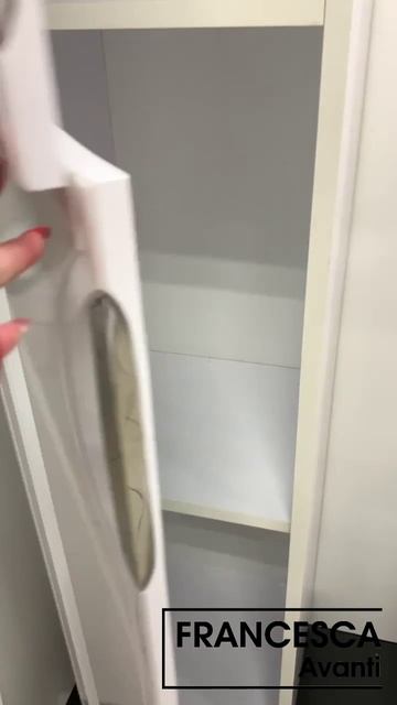 Пенал Francesca Инфинити 30 белый (2 дв.) универсальный