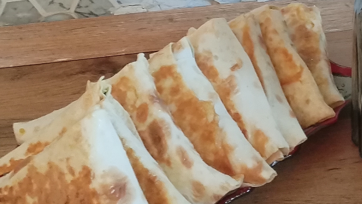 Ленивые пирожки с яйцом и зелёным луком