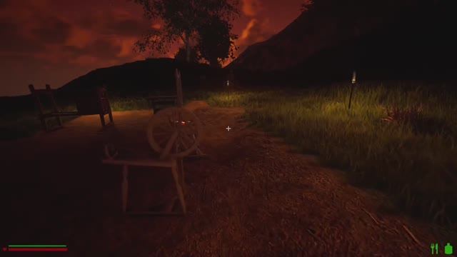 Rising world15_1 сбор ресурсов, крафт новых станков