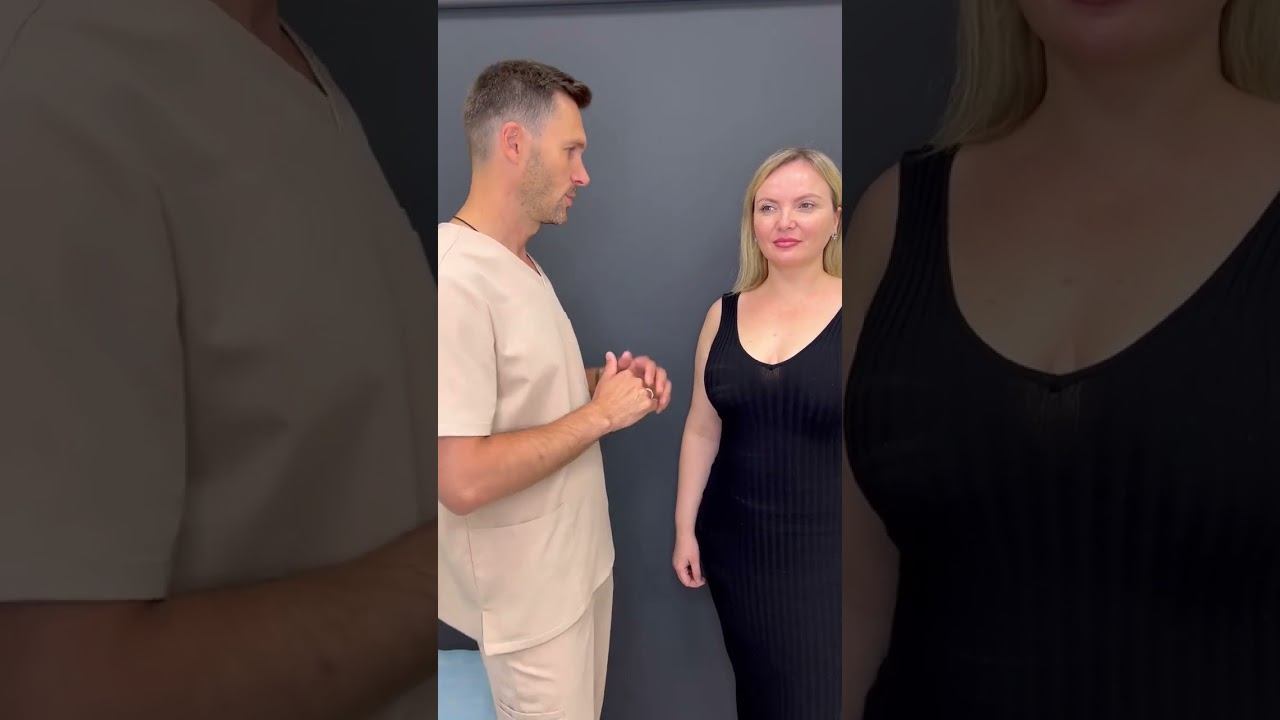 Липомоделирование овала лица и #блефаропластика