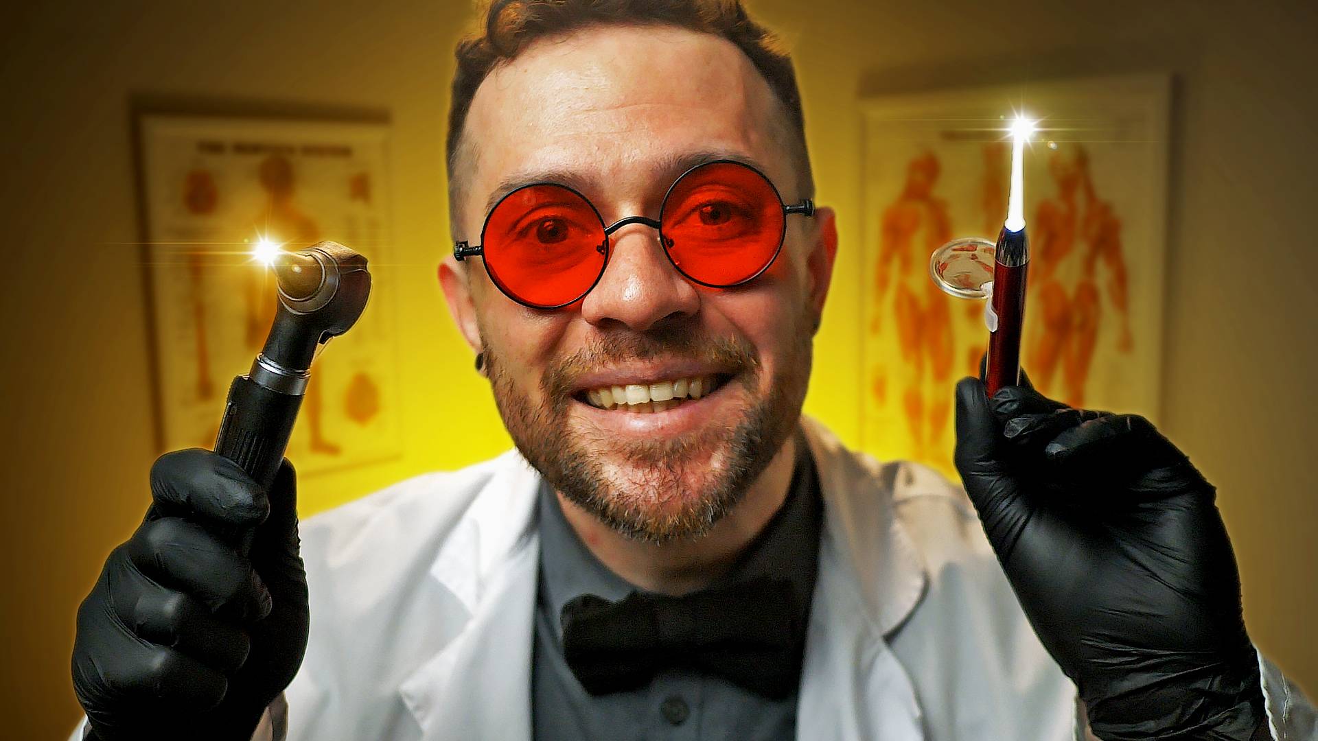 АСМР ЛОР ОСМОТР: Проверка Слуха и Чистка Ушек