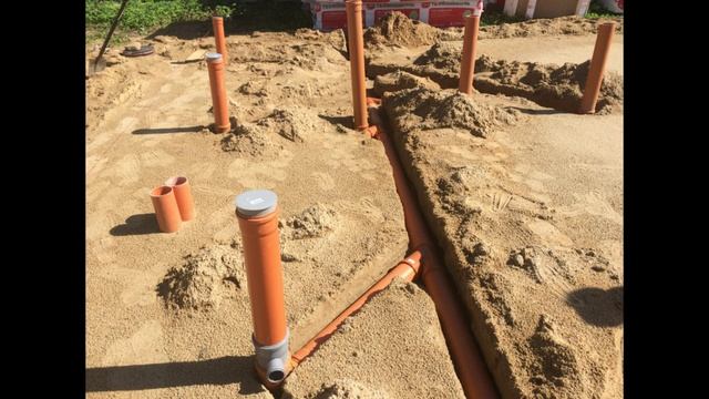 Канализация под УШП за один день: семейный монтаж и 10-летний помощник!