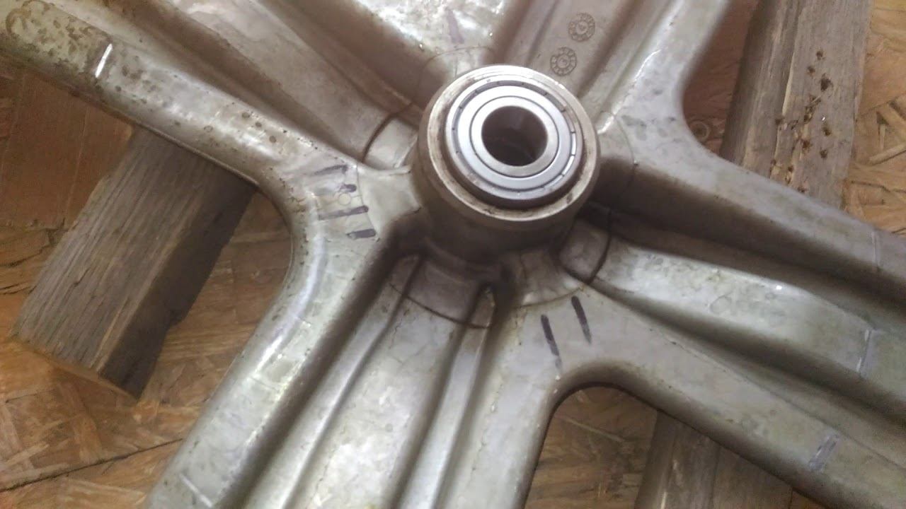 Правильная замена подшипников бака стиральной машины