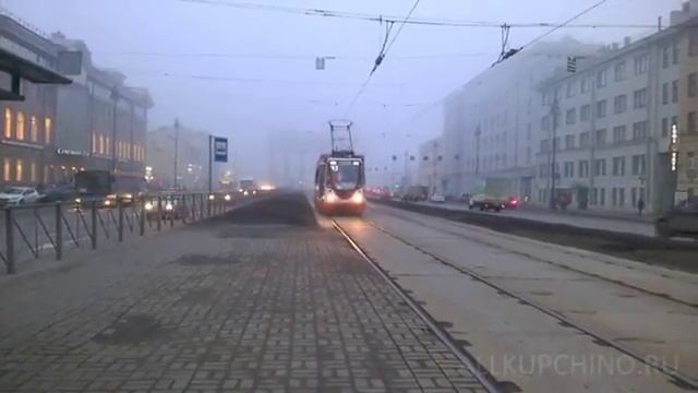 Архив 2017. Едем в Купчино на трамвае. Московские ворота - Купчино.