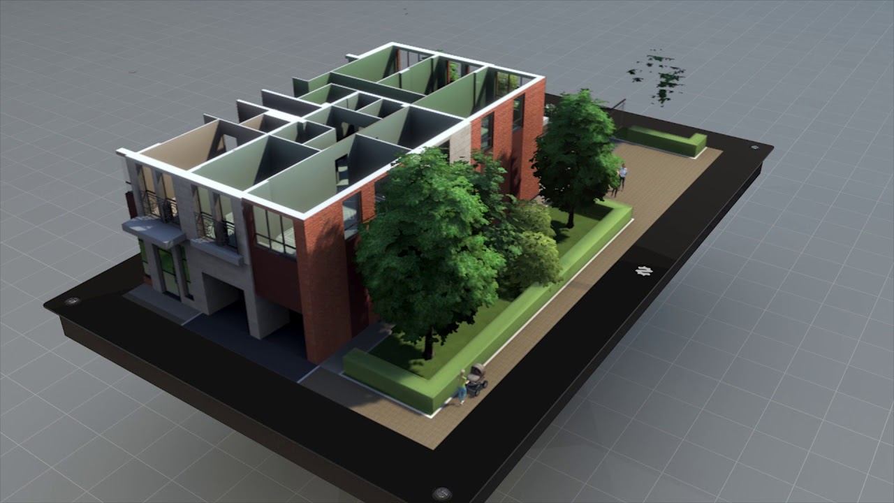 Голографический стол NettleBox. Проект: Испанские Кварталы (A101)