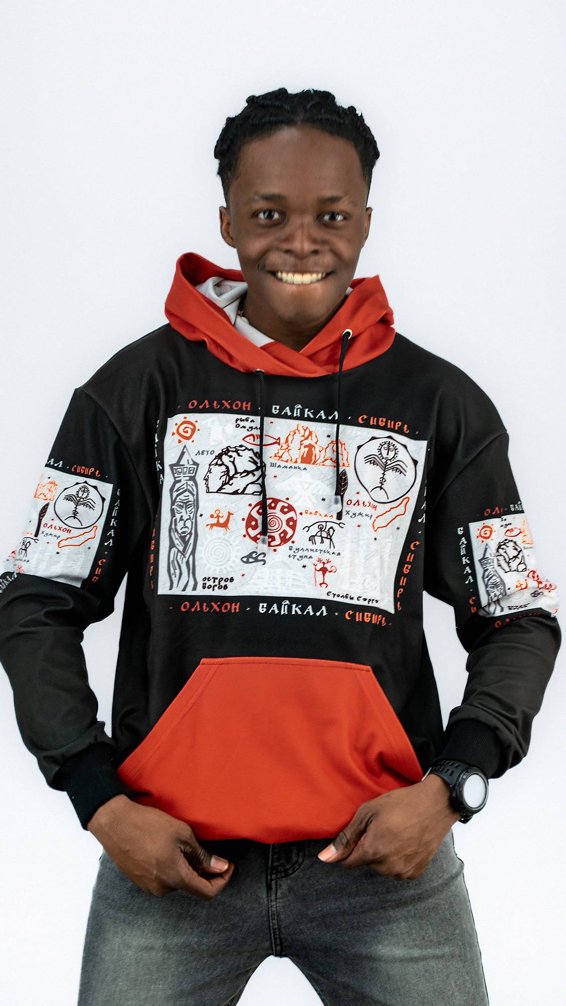 Худи ОЛЬХОН (черное)