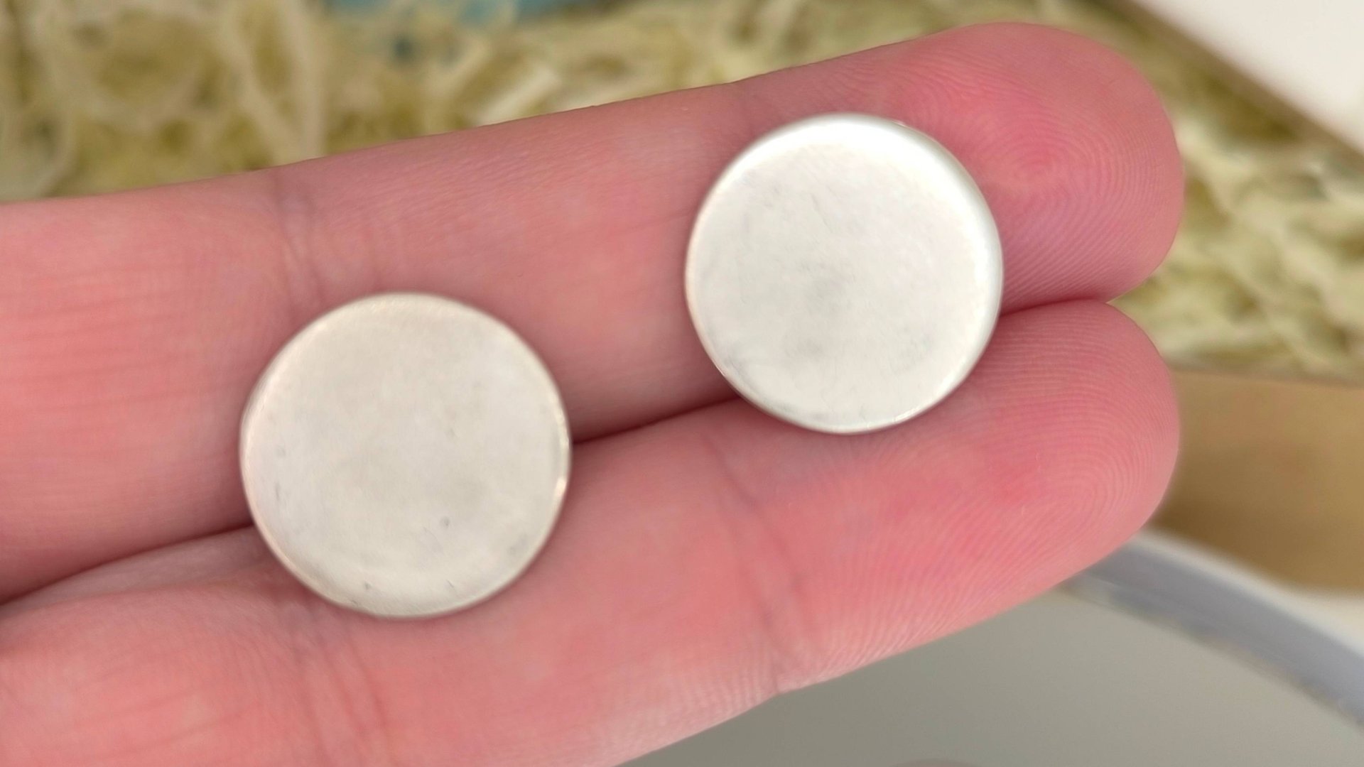 Диски разного размера из серебра 925 (кулон подвеска серьги )