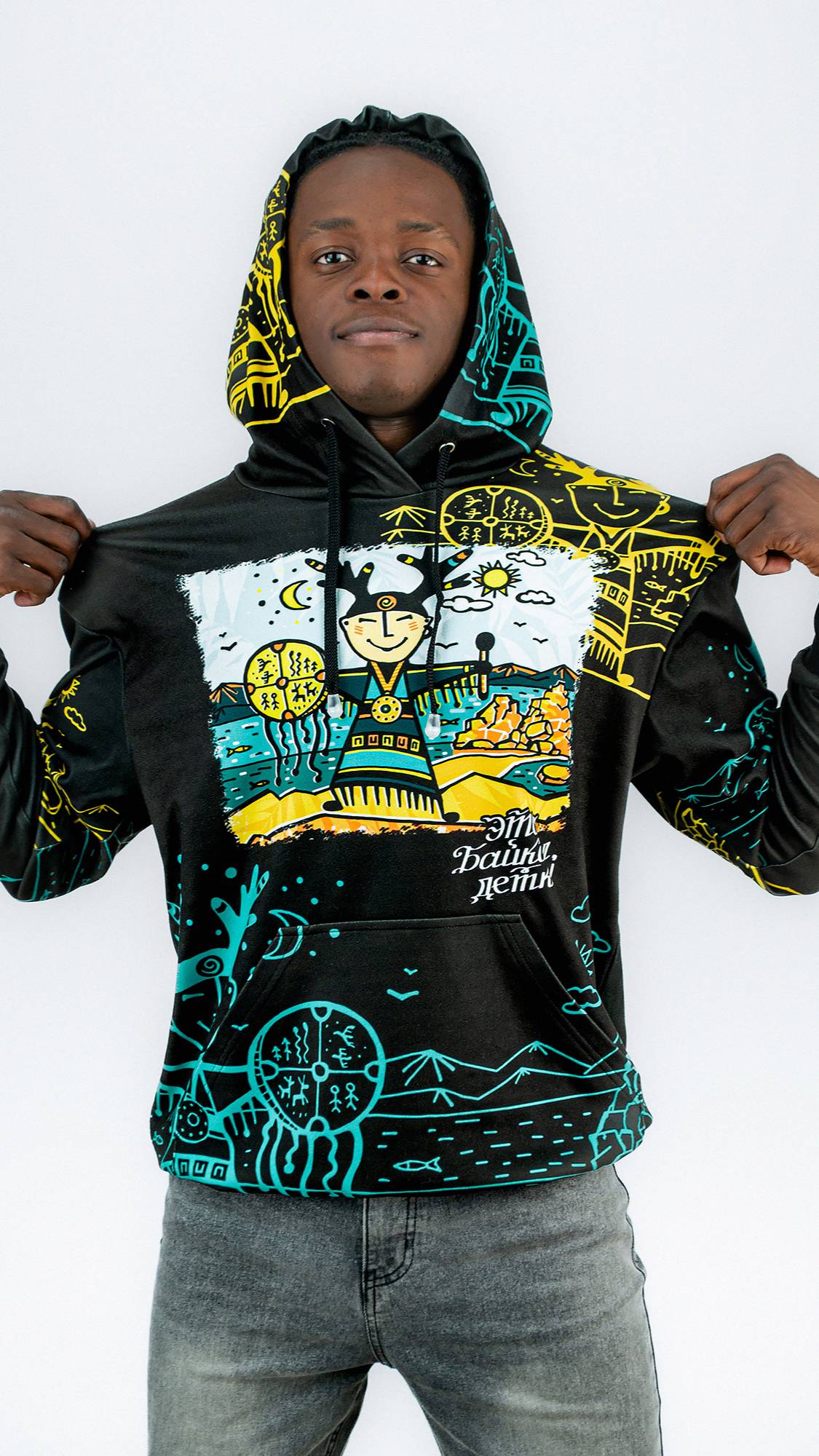 Худи ШАМАНЧИК (черное)