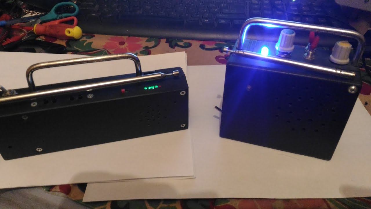 Как сделать передатчик музыки , необычная конструкция.