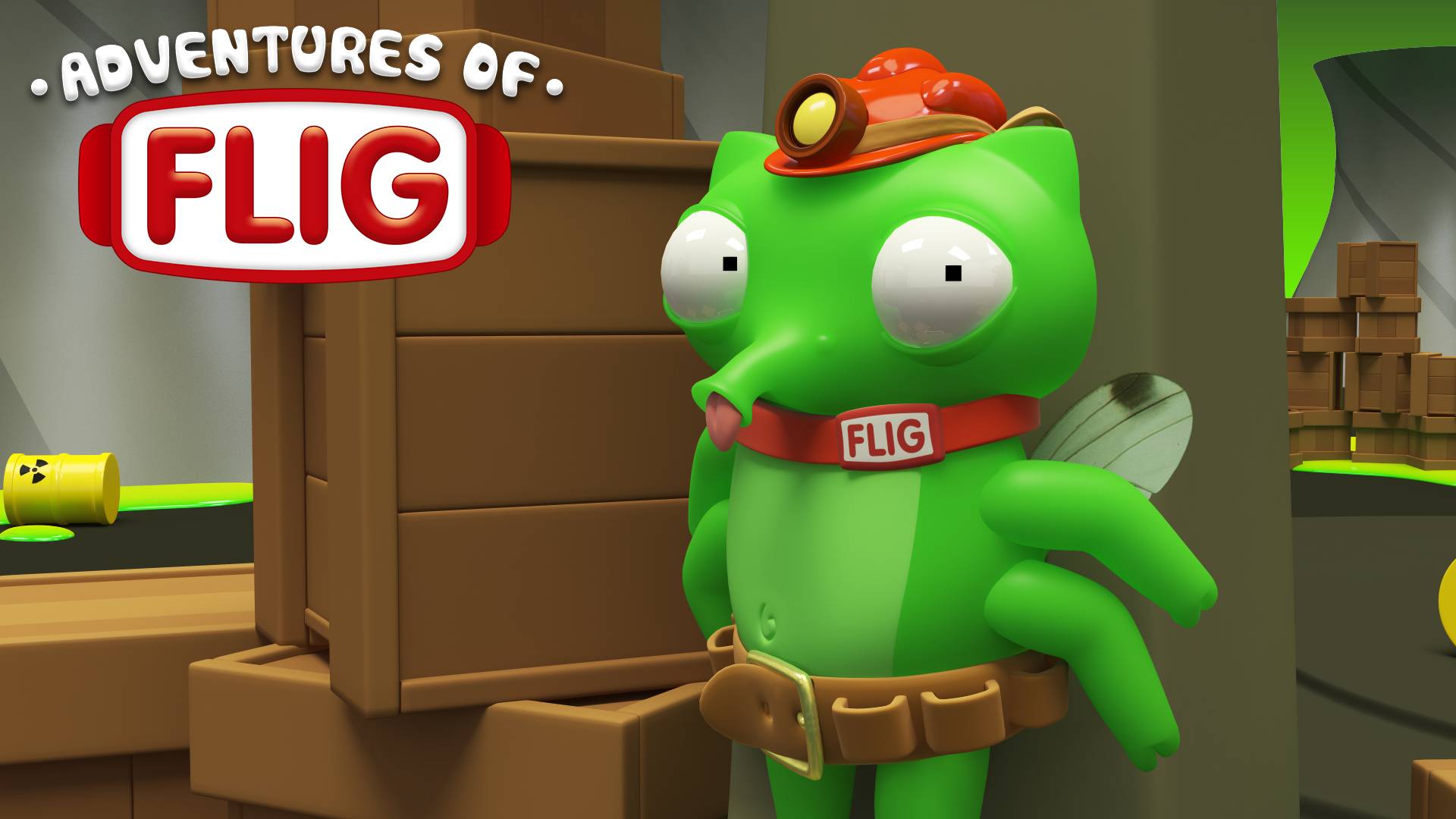 Мультик Приключения Флига - Флиг против Радиоактивной Жижи