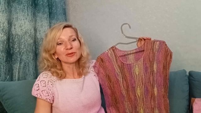 "Паулина"/ Совместила две техники: поперечное вязание и свинг
