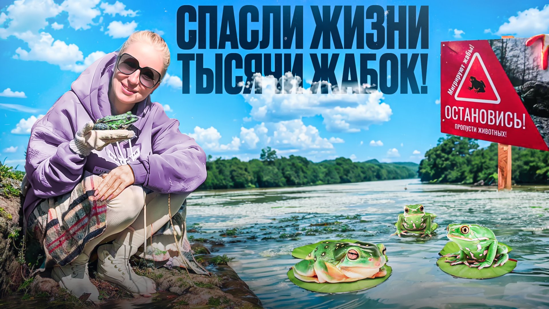 Спасли жизни тысячи жабок!